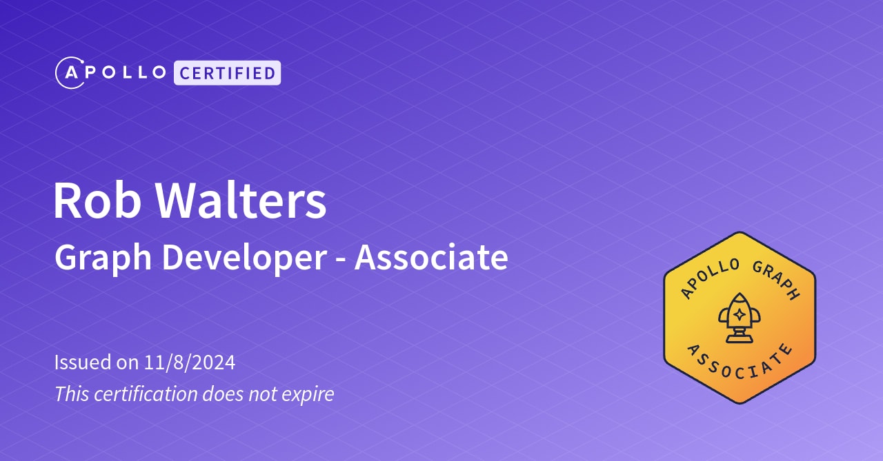 Developer certification - GraphQL Tutorials Developer certification - GraphQL Tutorials